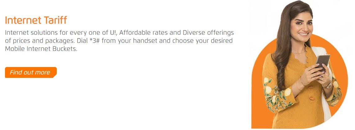 [NEW] UFONE Internet pACKAGES & Data Offers - Network Hub